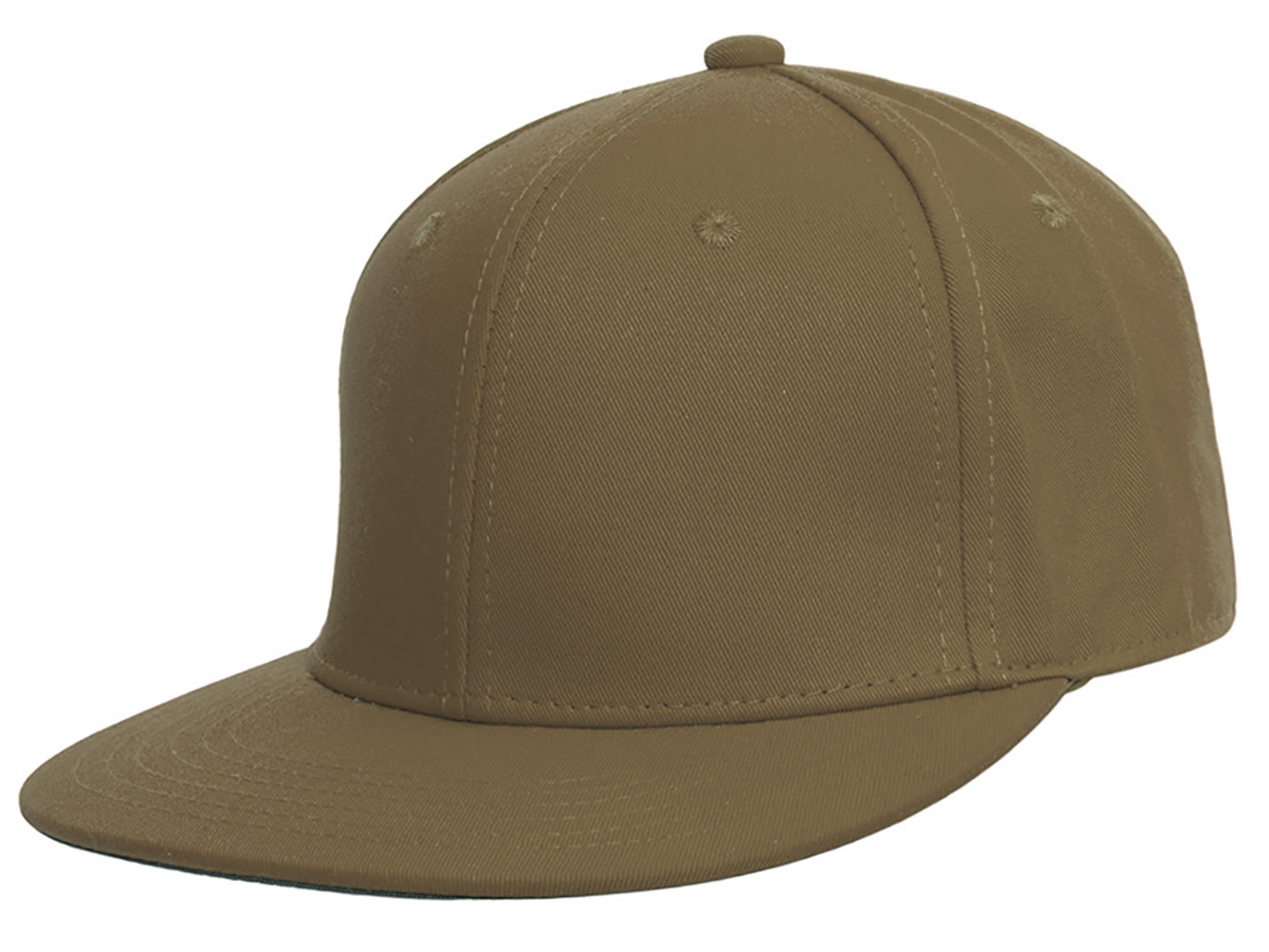 Top Headwear Plain Flat Bill Fitted Hat | eBay